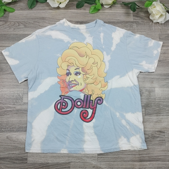 Dolly Parton | Tops | Dolly Parton Tie Dye Dolly Graphic Tee | Poshmark